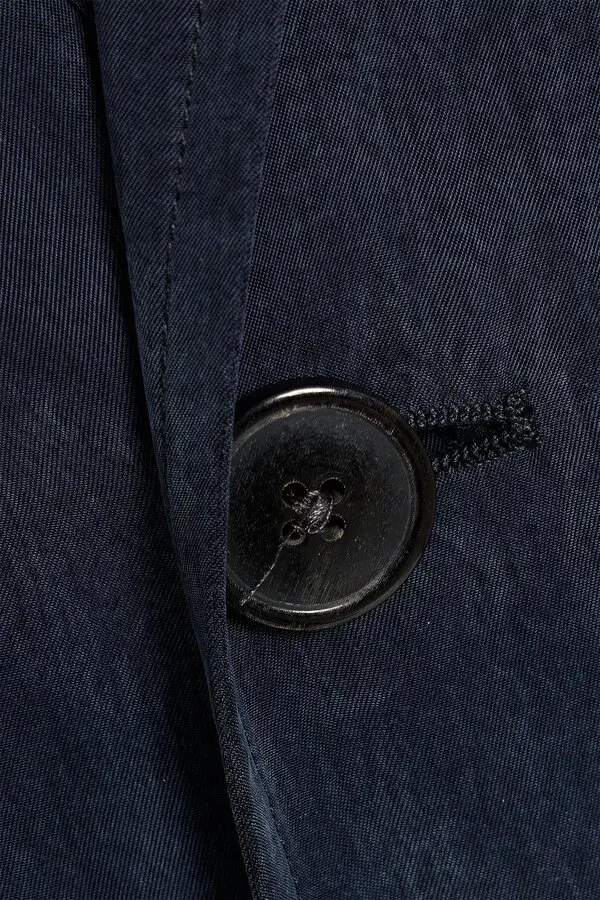 Dries Van Noten Washed Cupro Coat