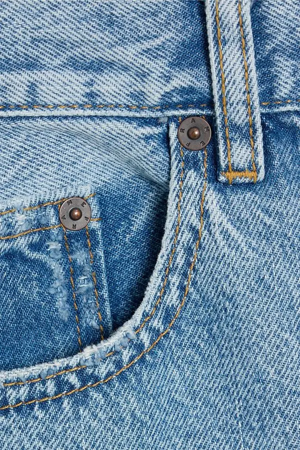 FRAME Relaxed Distressed Denim Jeans
