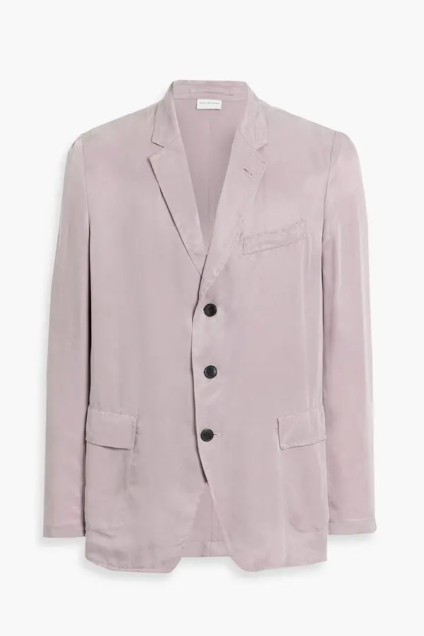 Dries Van Noten Cupro Blazer