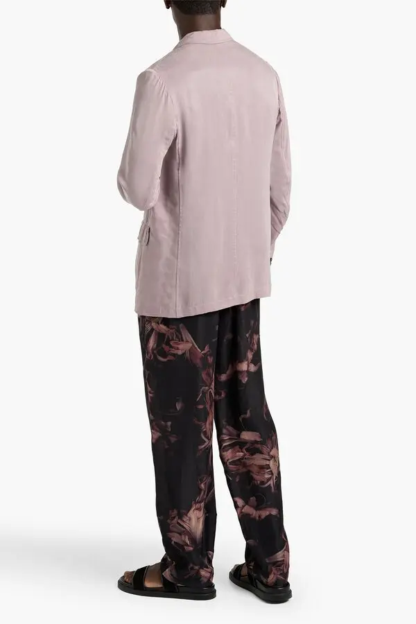 Dries Van Noten Cupro Blazer