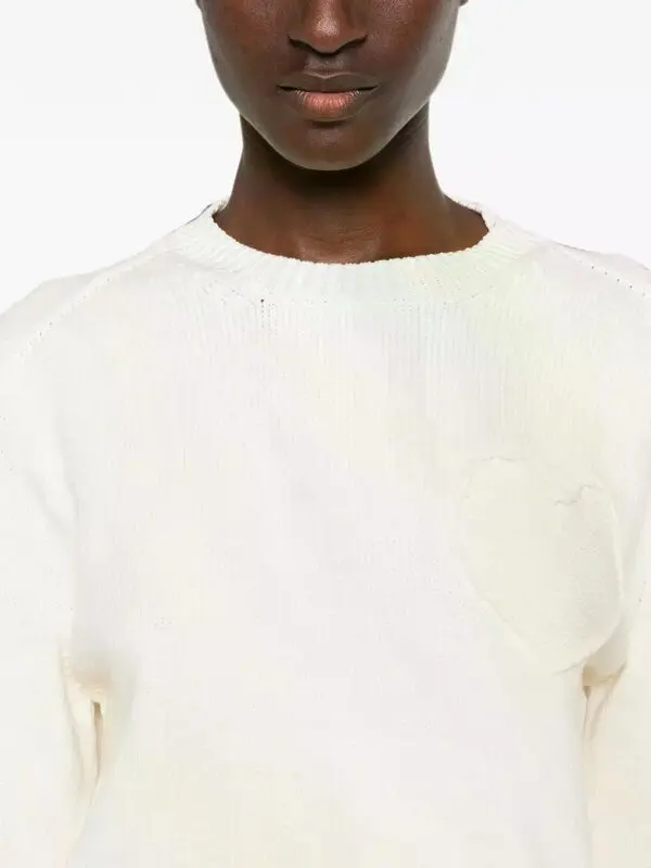 Moschino Heart-motif Crew-neck Sweater