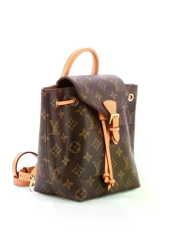 LOUIS VUITTON Montsouris Nm Monogram Canvas Bb Backpack