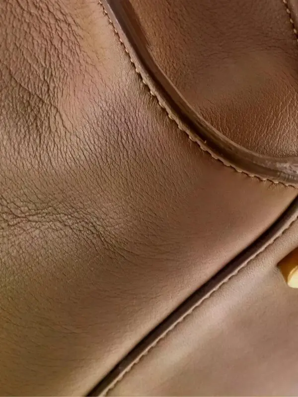 Saint Laurent Sac De Jour Leather Tote Bag - Brown