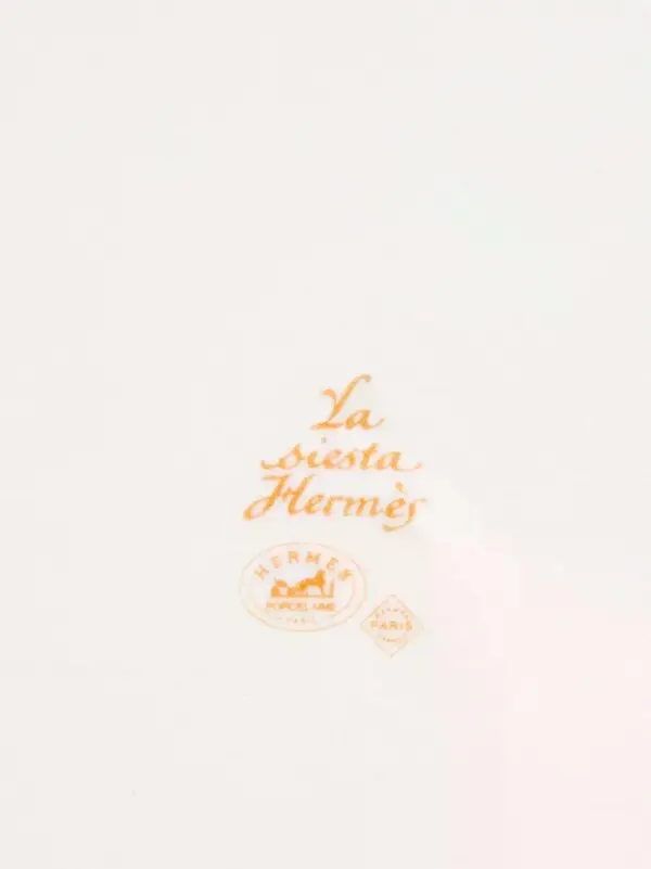 Hermès La Siesta Porcelain Organizer With Floral And Fruit Print