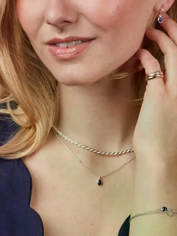 AUREE JEWELLERY Mini Manhattan Sapphire Necklace