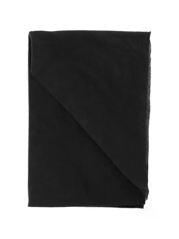 Faliero Sarti Triangular Cashmere Scarf - Black