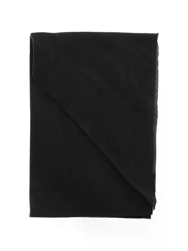 Faliero Sarti Triangular Cashmere Scarf - Black