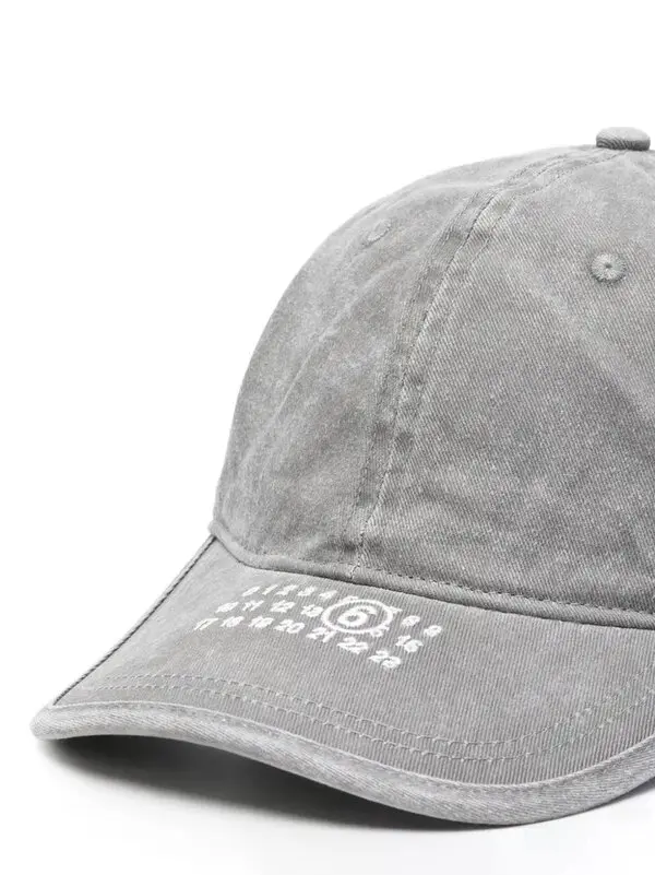 MAISON MARGIELA Logo-embroidered Baseball Cap - Grey