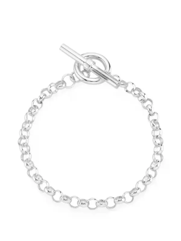 AUREE JEWELLERY Fernshaw T-bar Belcher Bracelet - Silver