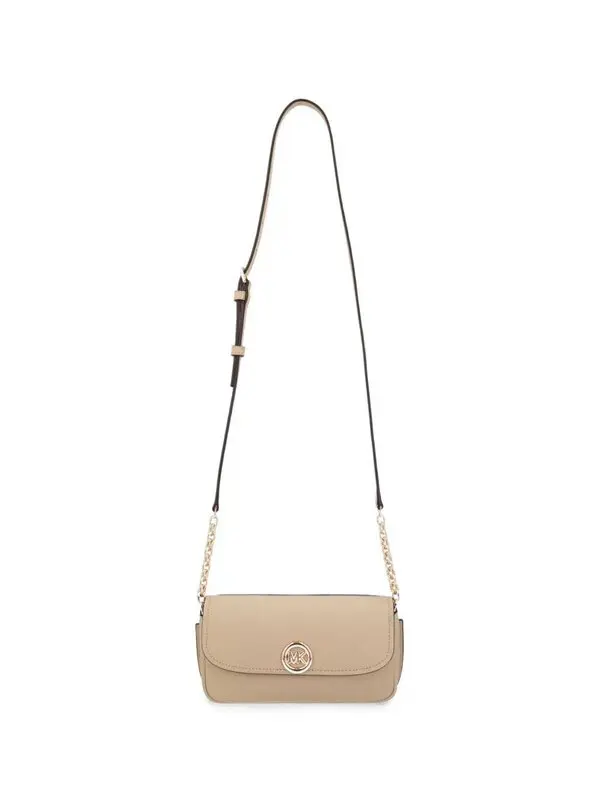 Michael Kors Small Nolita Leather Crossbody Bag - Neutrals