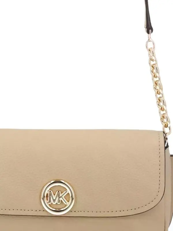 Michael Kors Small Nolita Leather Crossbody Bag - Neutrals