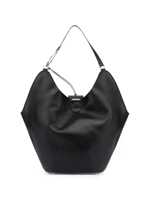 DONDUP Large Erotica Ring-detail Leather Shoulder Bag