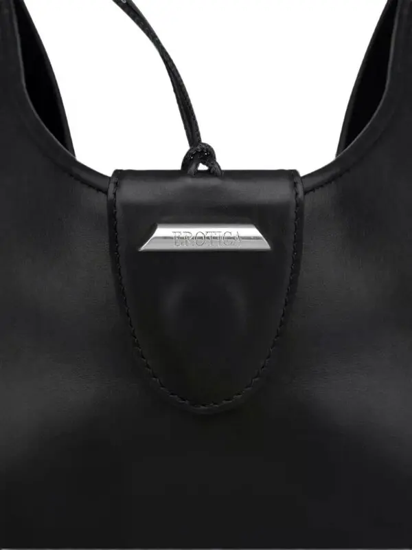 DONDUP Large Erotica Ring-detail Leather Shoulder Bag