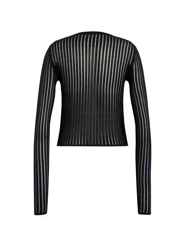 DONDUP Sheer-knit Cut-out Sweater