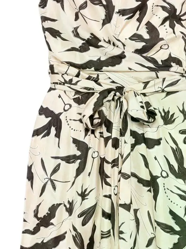 Altuzarra Bird-print Wrap-style Dress