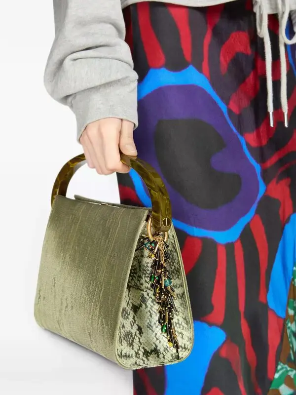 Dries Van Noten Embroidered Bag Charm
