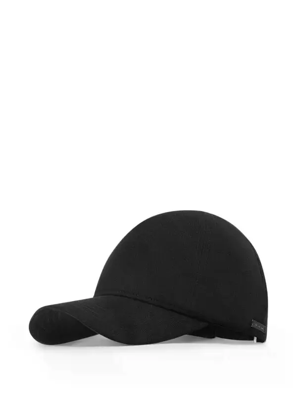 HELIOT EMIL Logo Plaque Baseball Cap - Black