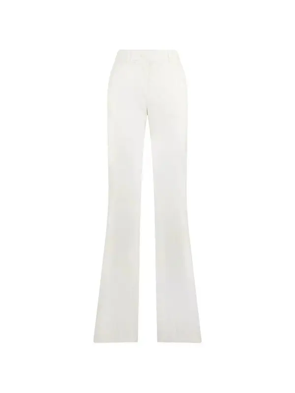 Alberta Ferretti High-waisted Flared Trousers