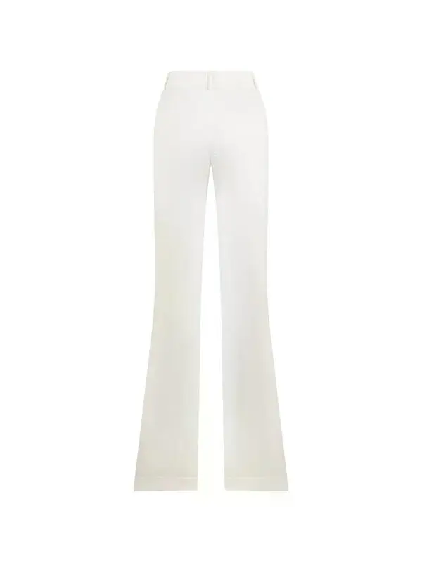 Alberta Ferretti High-waisted Flared Trousers