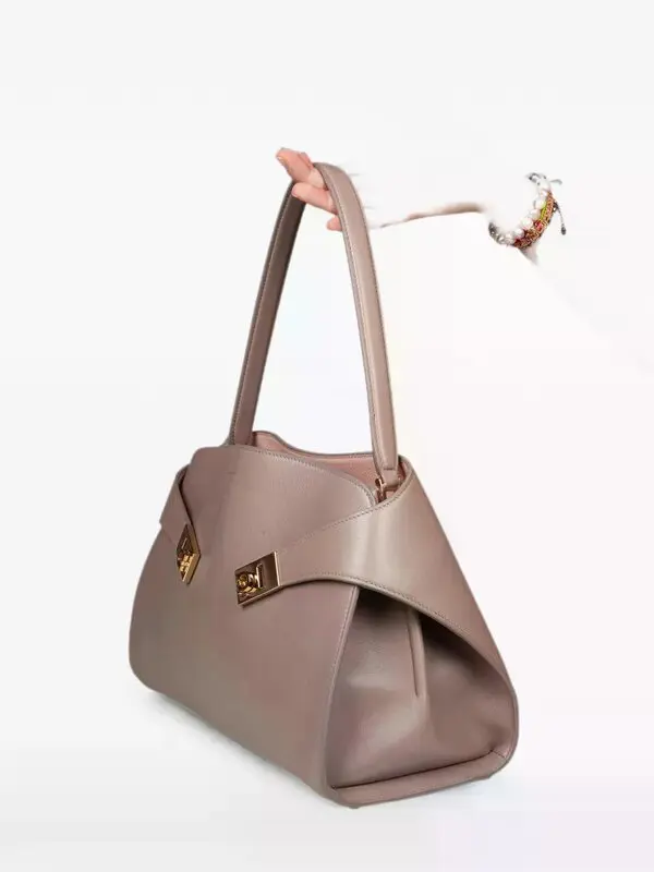 FERRAGAMO Hug Gancini Shoulder Bag