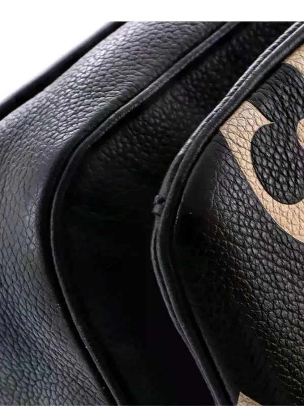 LOUIS VUITTON Monogram Empreinte Giant Pochette Metis Crossbody Bag - Black