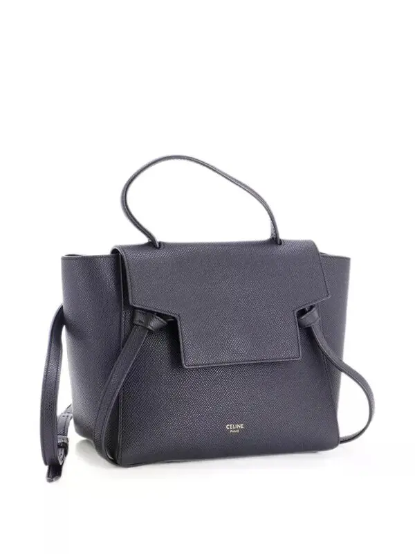Celine Belt Bag Textured Leather Pico Shoulder Bag