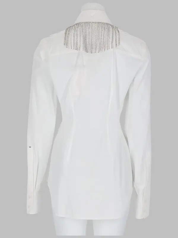 Sportmax Camicia Con Colletto Gioiello