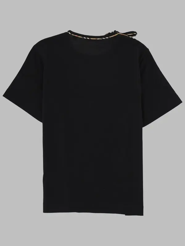 Burberry T-shirt In Cotone Con Fiocco