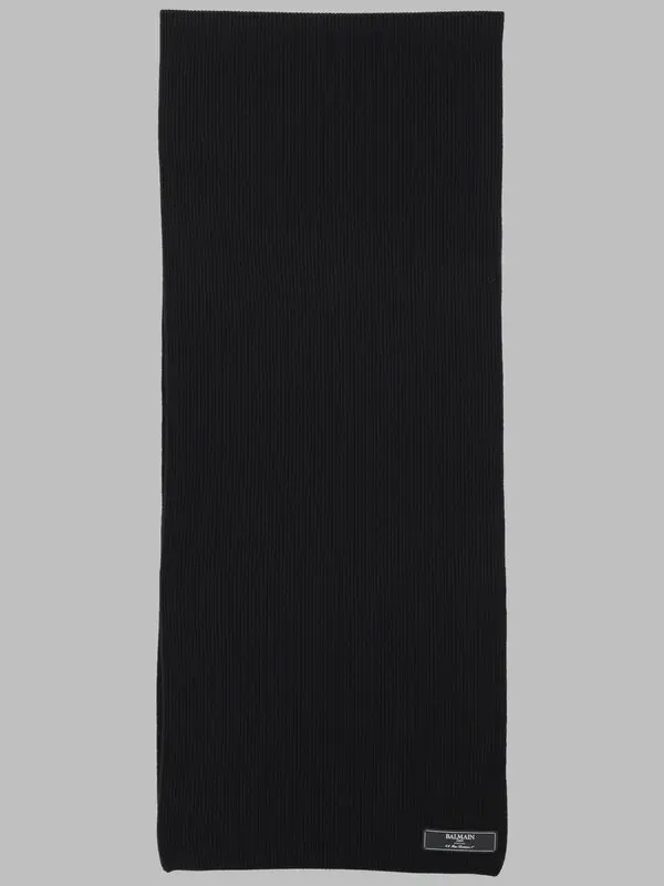 Balmain Sciarpa In Lana Merino