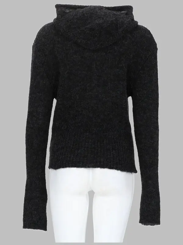 Our Legacy Compact" Zip-up Knit Hoodie