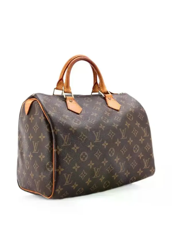 LOUIS VUITTON Speedy Handbag Monogram Canvas 30 Satchel