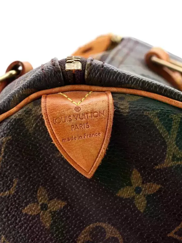 LOUIS VUITTON Speedy Handbag Monogram Canvas 30 Satchel