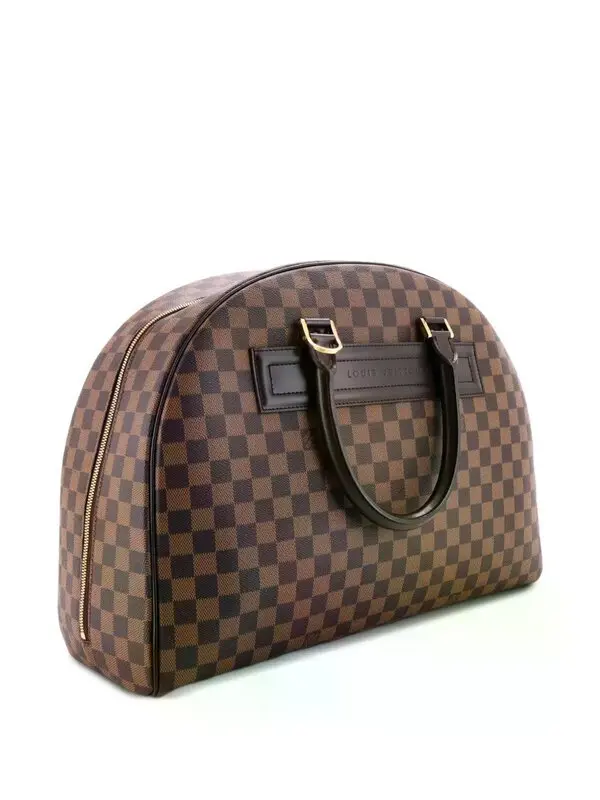 LOUIS VUITTON Nolita Handbag Damier 24 Heures Satchel - Brown