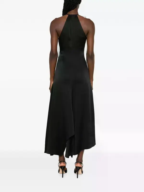 Victoria Beckham Sleeveless Asymmetric Midi Dress