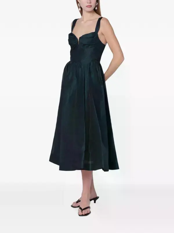 Zimmermann Rebellion Draped Midi Dress