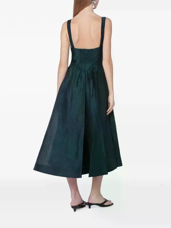 Zimmermann Rebellion Draped Midi Dress