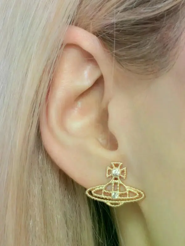 VIVIENNE WESTWOOD Tone Orb Motif Earrings