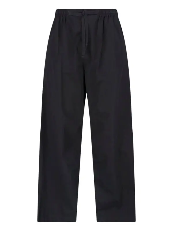 LEMAIRE Cotton Tailored Trousers - Black