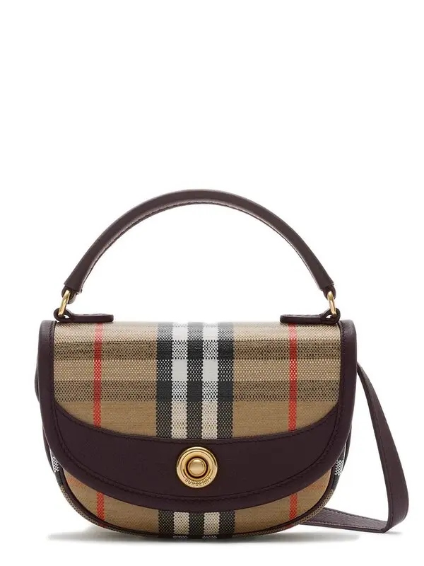Burberry Mini Top Handle Bag - Beige