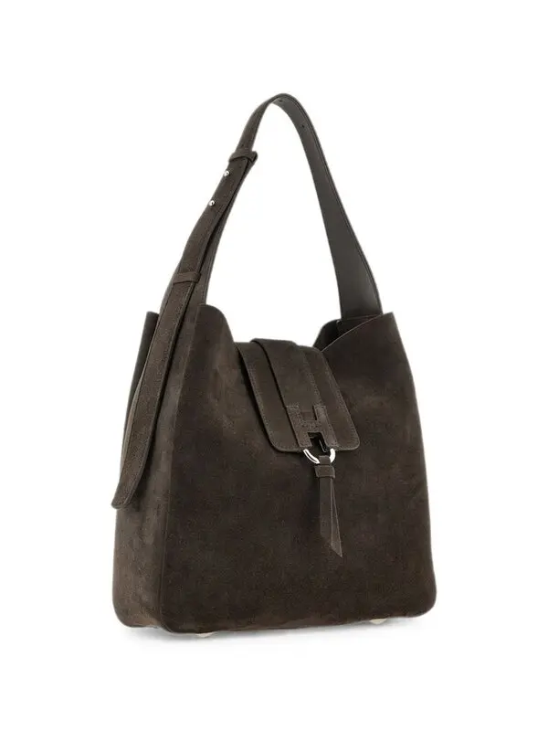 Hogan Trend Leather Hobo Bag