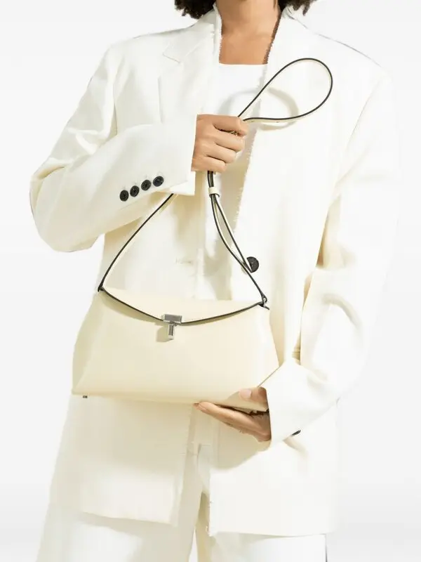 TOTEME T-lock Leather Clutch
