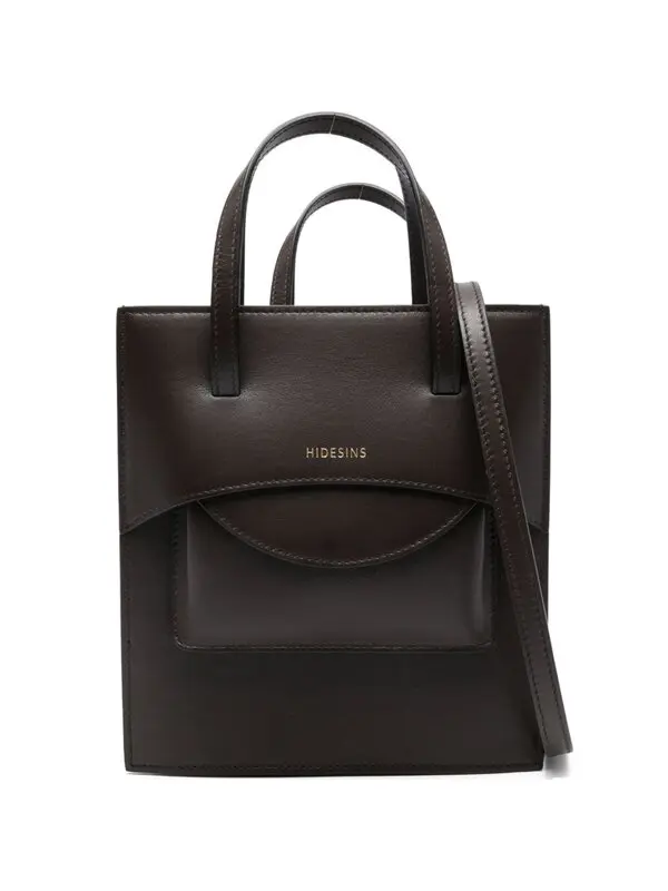 HIDESINS Pocket Medium Leather Handbag - Brown
