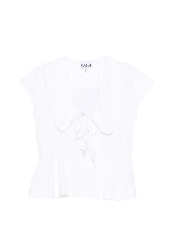 GANNI Organic Cotton Top