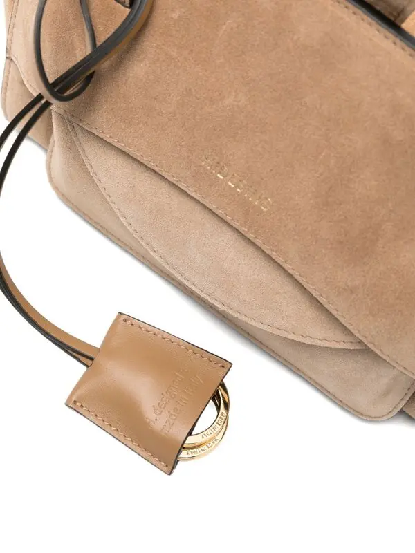 HIDESINS Flap Small Leather Tote Bag
