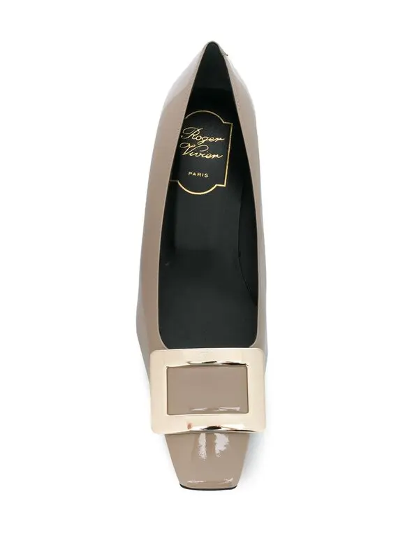 ROGER VIVIER Belle Vivier Patent Leather Pumps