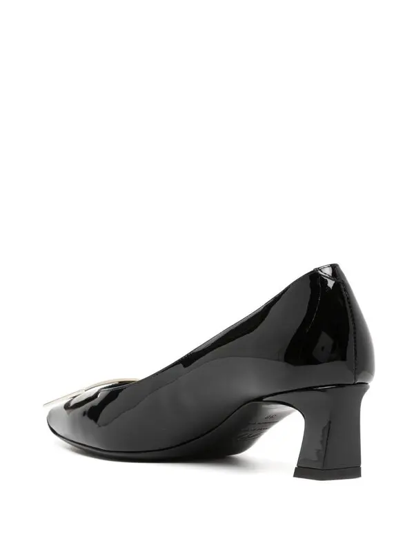 ROGER VIVIER Trompette Leather Pumps