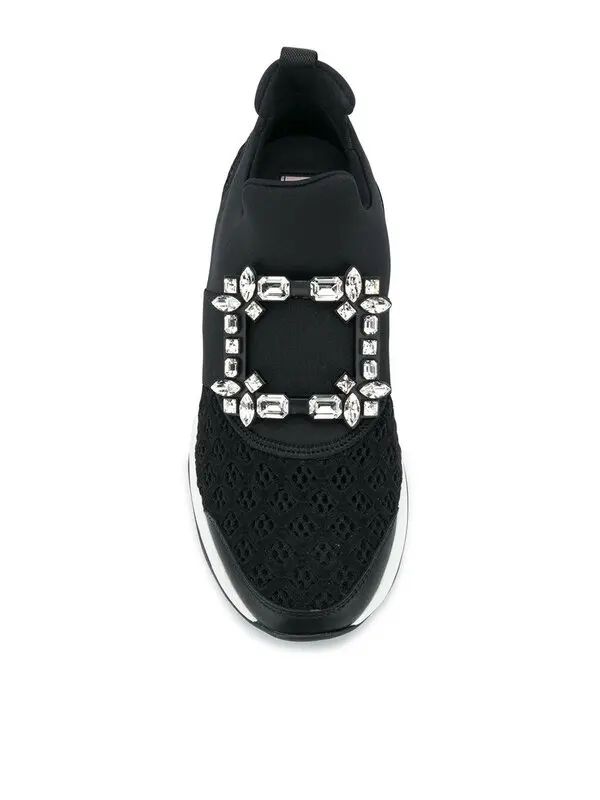 ROGER VIVIER Viv Run Buckle Sneakers