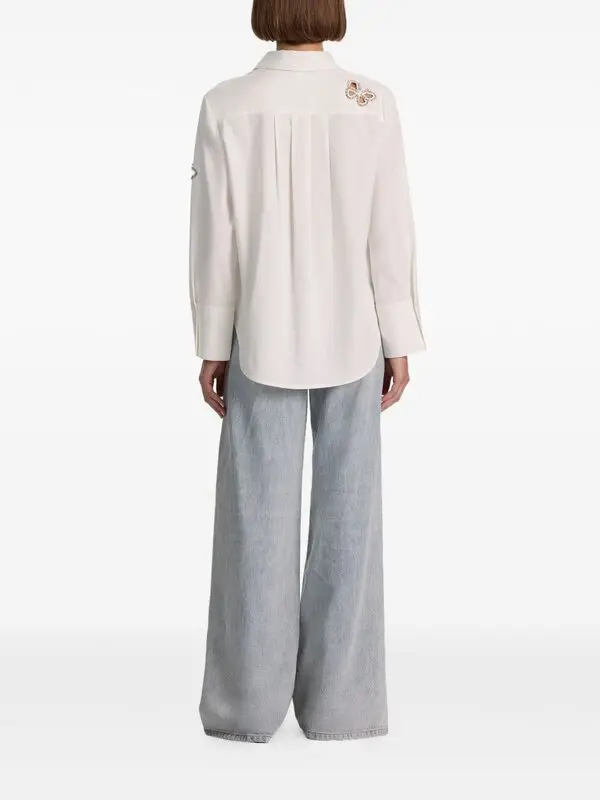 Alice + Olivia Finely Embellished Shirt