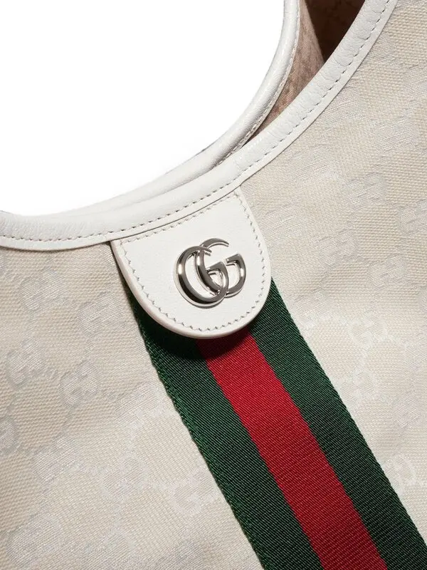 Gucci Giglio Tote Bag - White