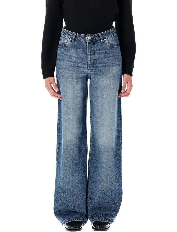 A.p.c. High-rise Wide-leg Jeans